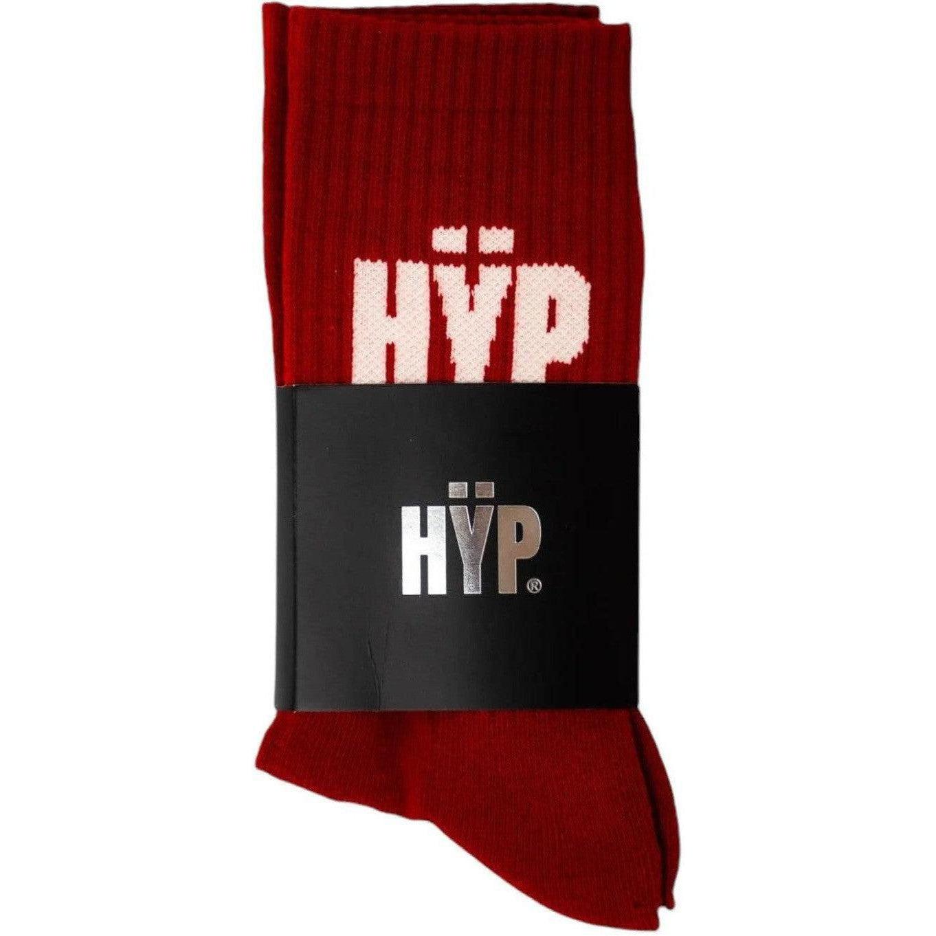 HŸP Red Cream Crew Socks